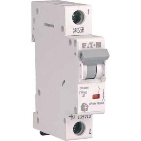 Автоматический выключатель Eaton HL-B6/1 1Р 6А тип B 4.5 кА 194718