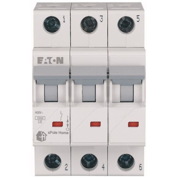 Автоматический выключатель Eaton HL-C16/3 3Р 16А тип C 4.5 кА 194791